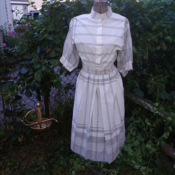 Vintage | Dresses | Vintage 8s Does The 50s Secretary Dress | Poshmark